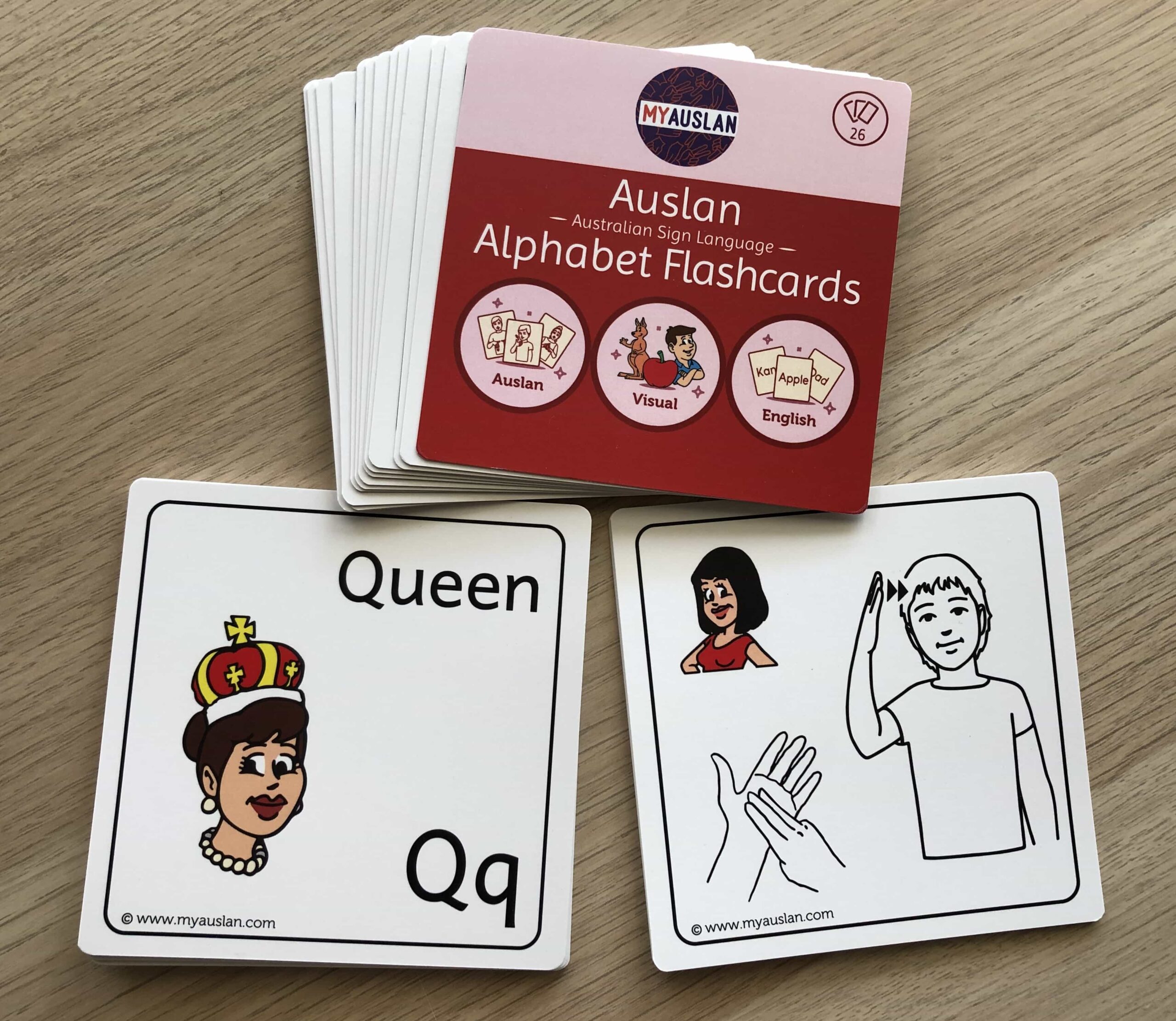 Alphabet flashcards - MyAuslan