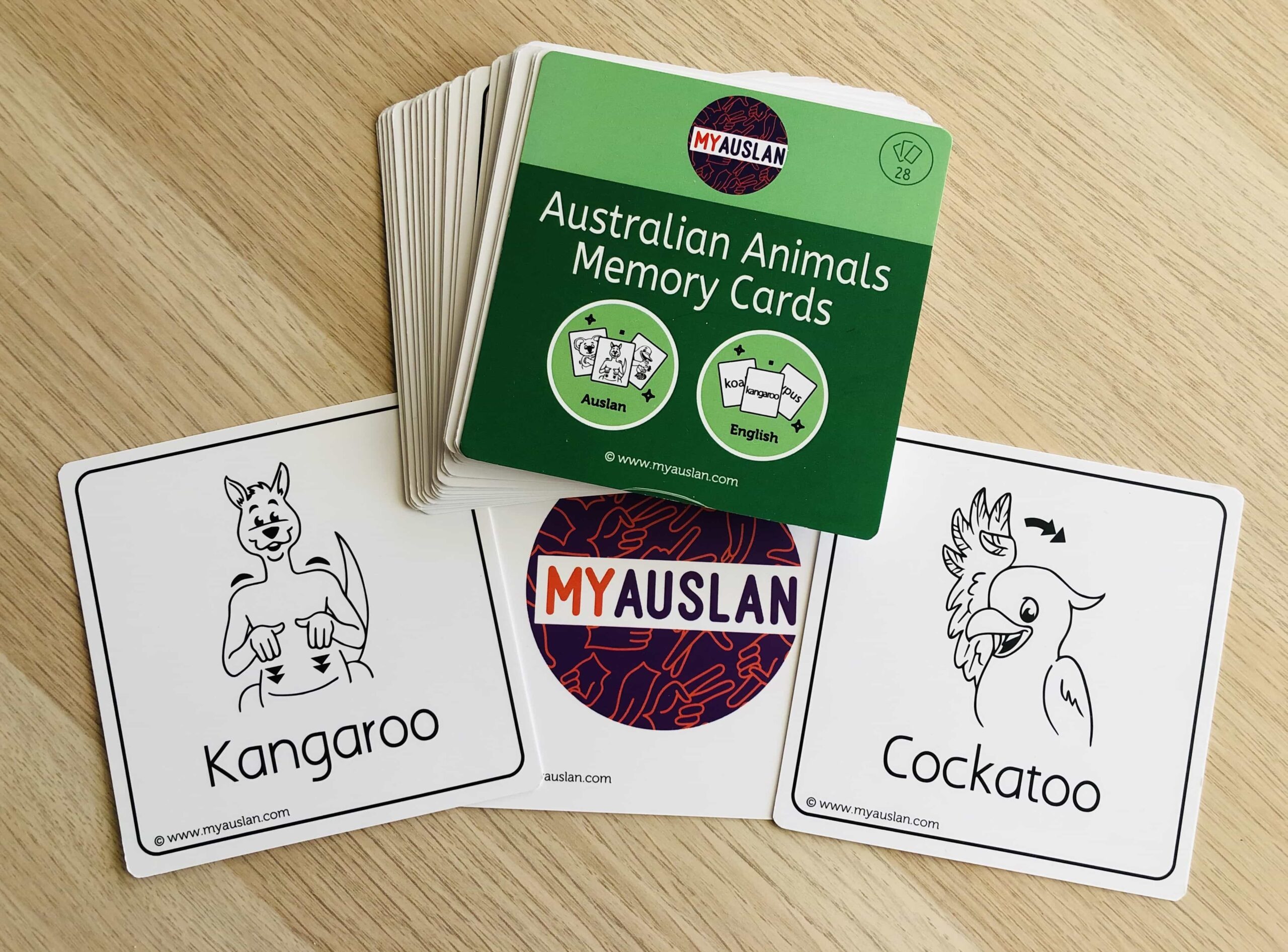 Australian Animals Memory Cards - MyAuslan