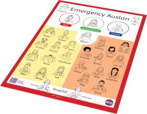 Emergency Auslan Poster - MyAuslan